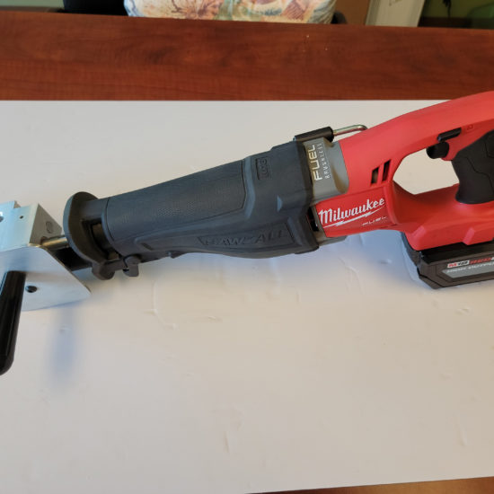 Spray Foam Trimming Tool - Milwaukee Sawzall | Offset Tech